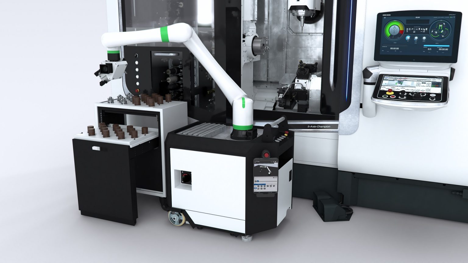 DMG MORI develops flexible robot system “MATRIS Light” | Industry and ...